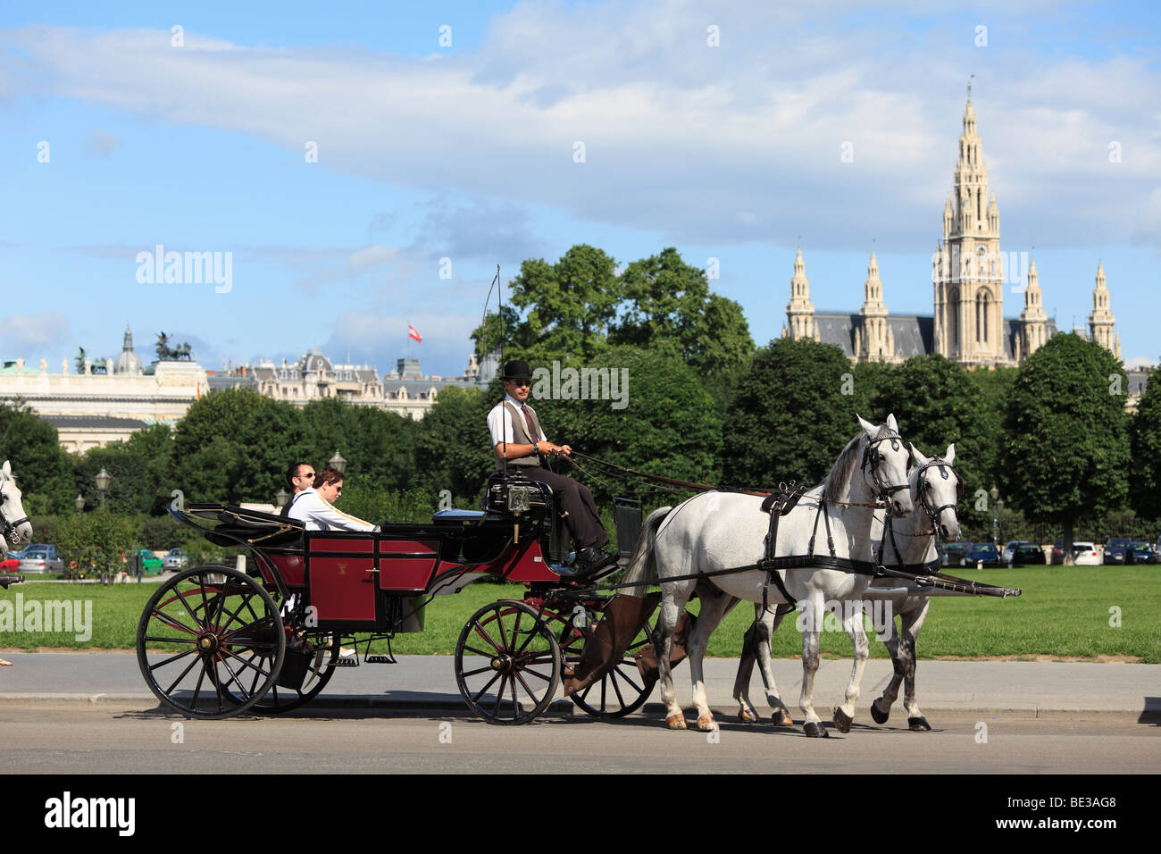 Horse drawn carriage vienna hi-res stock photography and images - Alamy