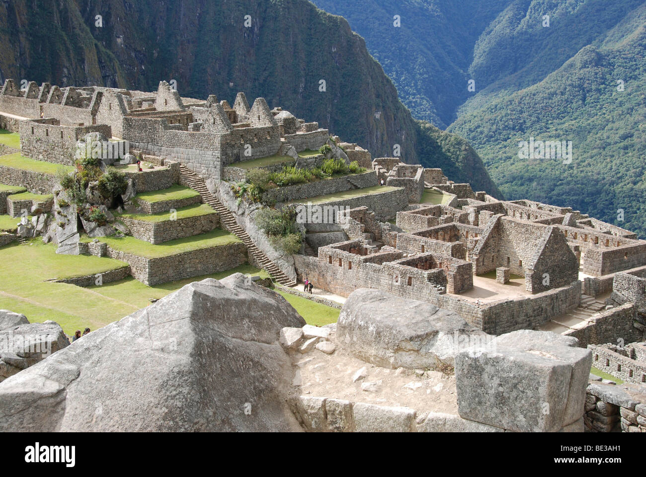 Machu Picchu, Inca settlement, Quechua settlement, Peru, South America ...