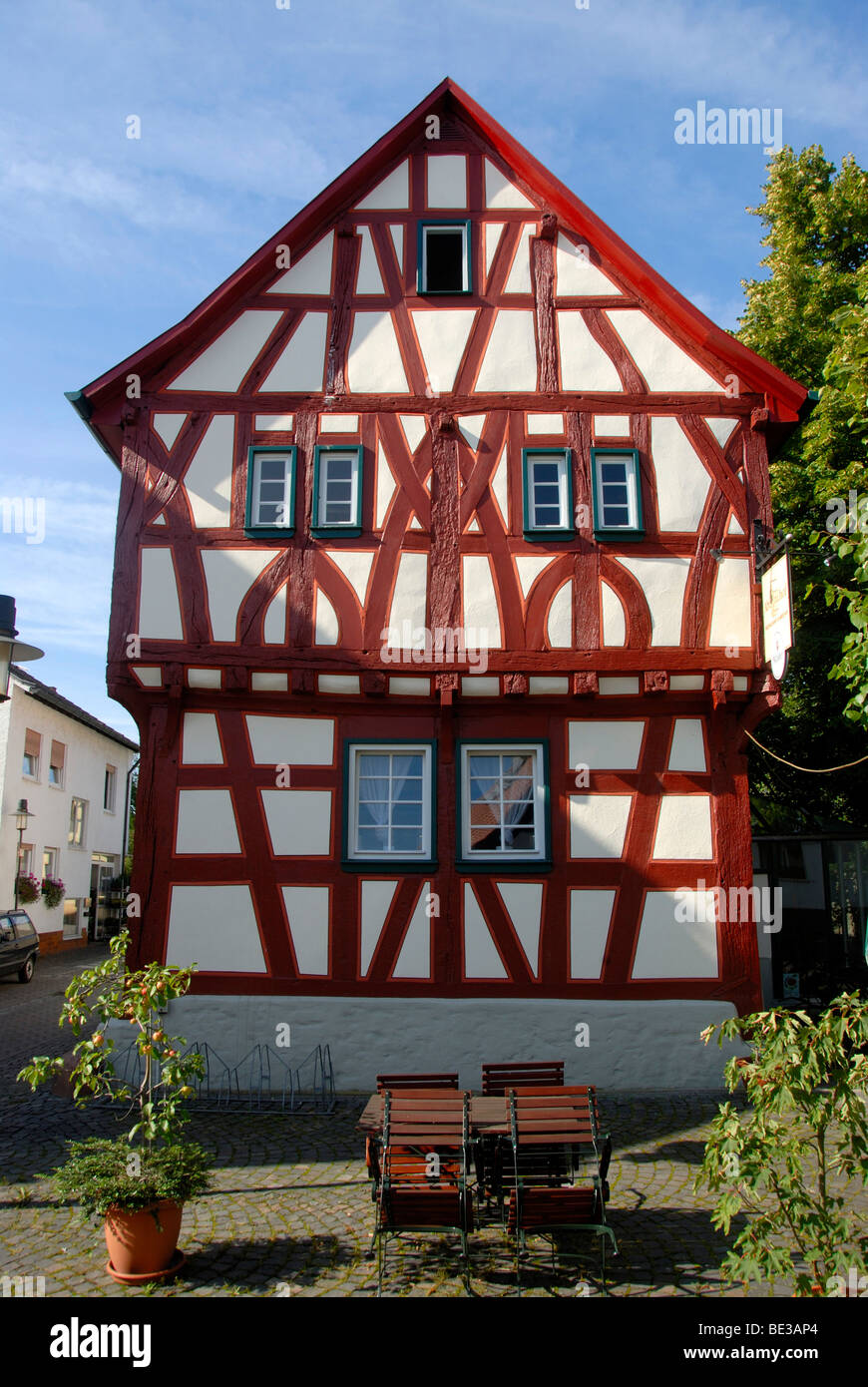 Fachwerkhaeuser Half Timbered House Facade High Resolution Stock ...