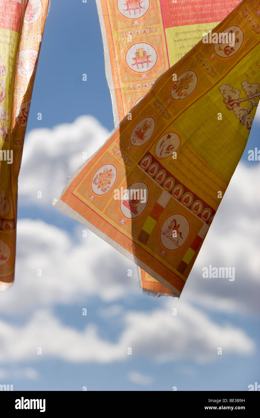 Buddhist prayer flag hi-res stock photography and images - Alamy