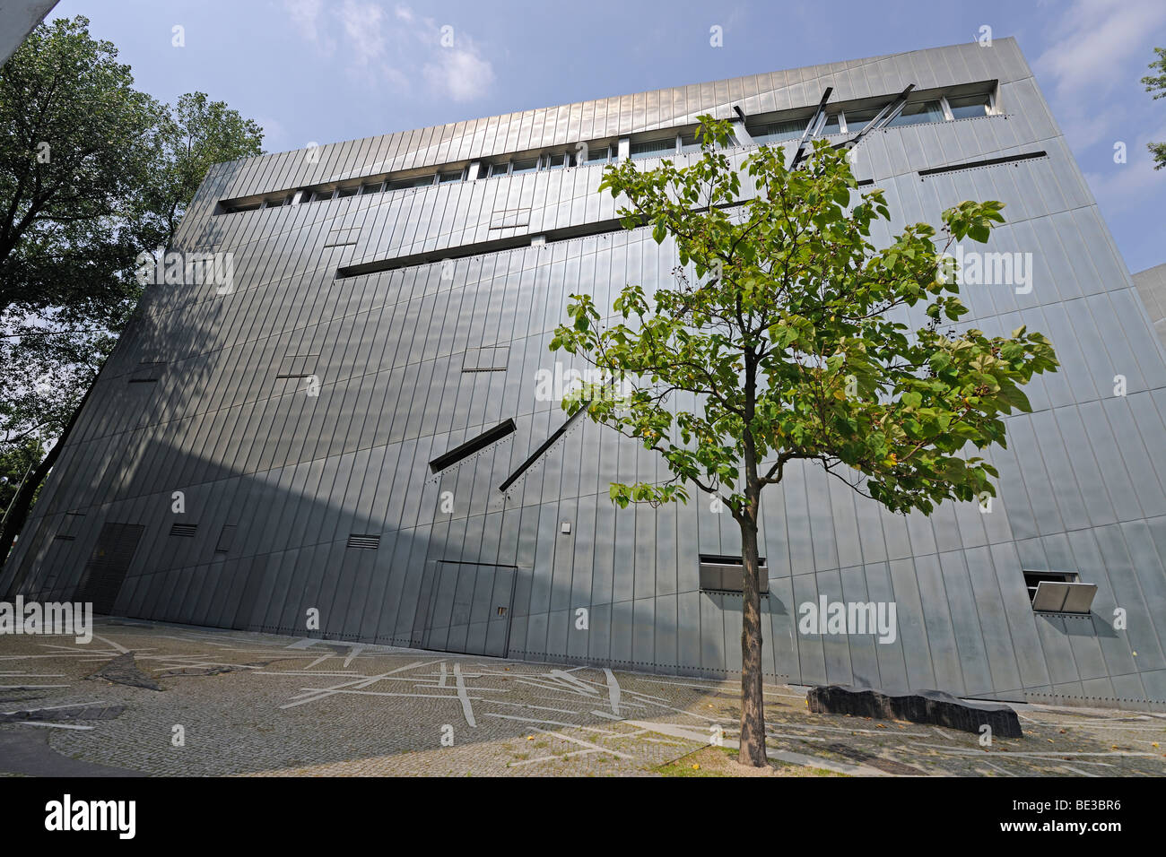 Jewish Museum, new building by Daniel Libeskind, detailed view of the ...