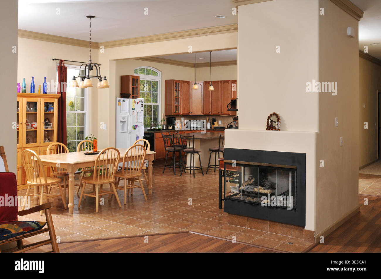 Home large open fire hi-res stock photography and images - Alamy