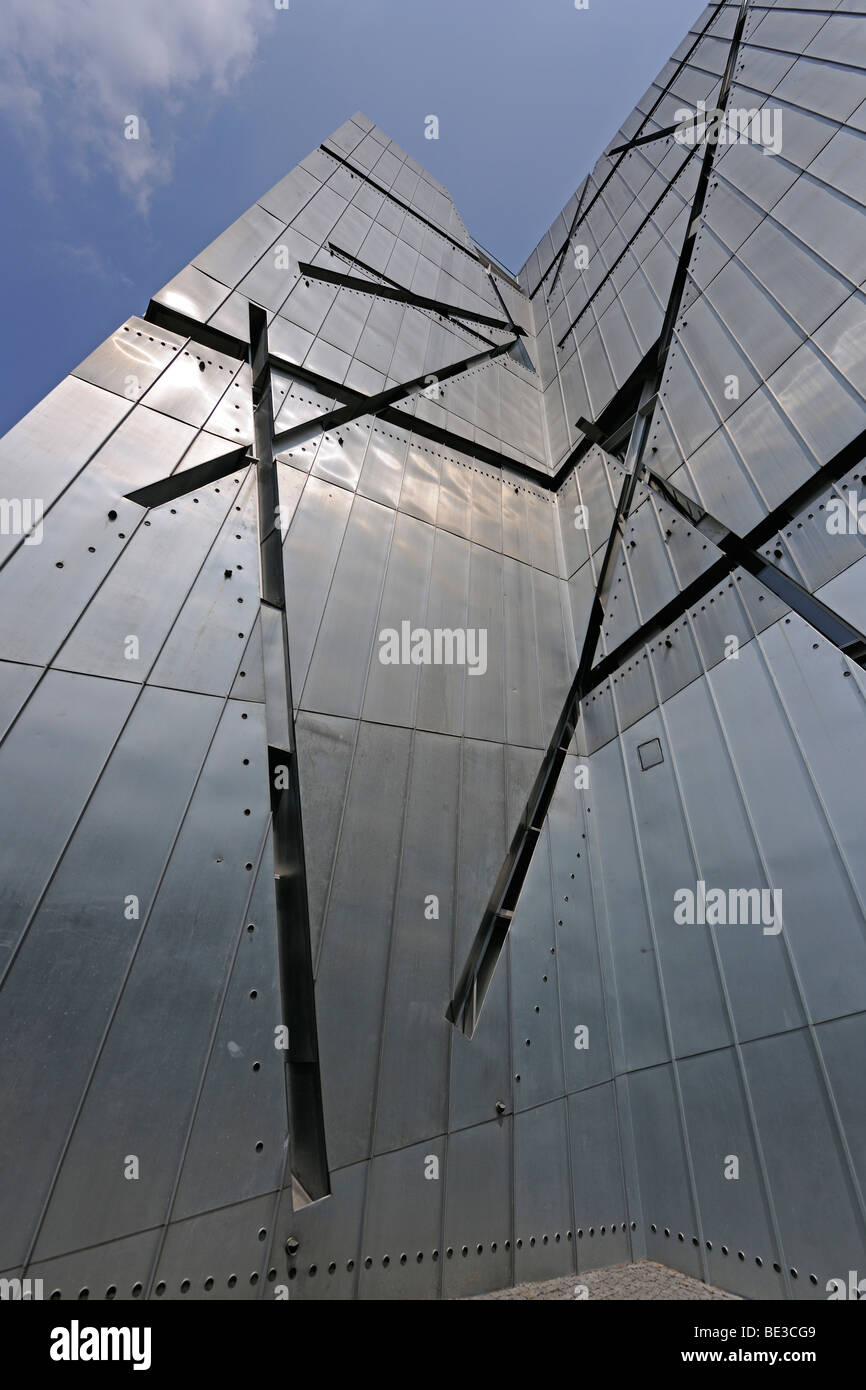 Jewish Museum, new building by Daniel Libeskind, detailed view of the ...
