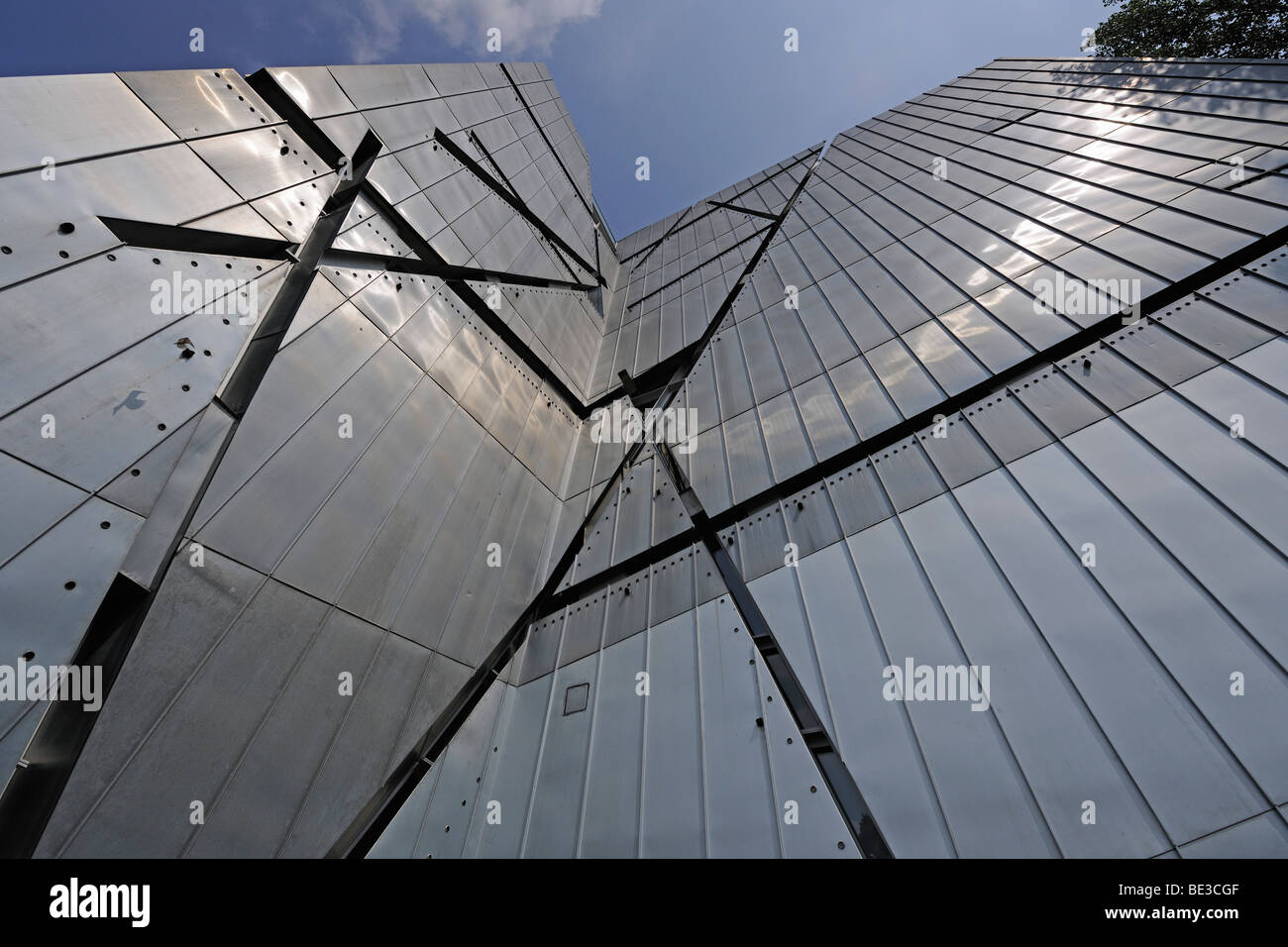 Jewish Museum, new building by Daniel Libeskind, detailed view of the ...