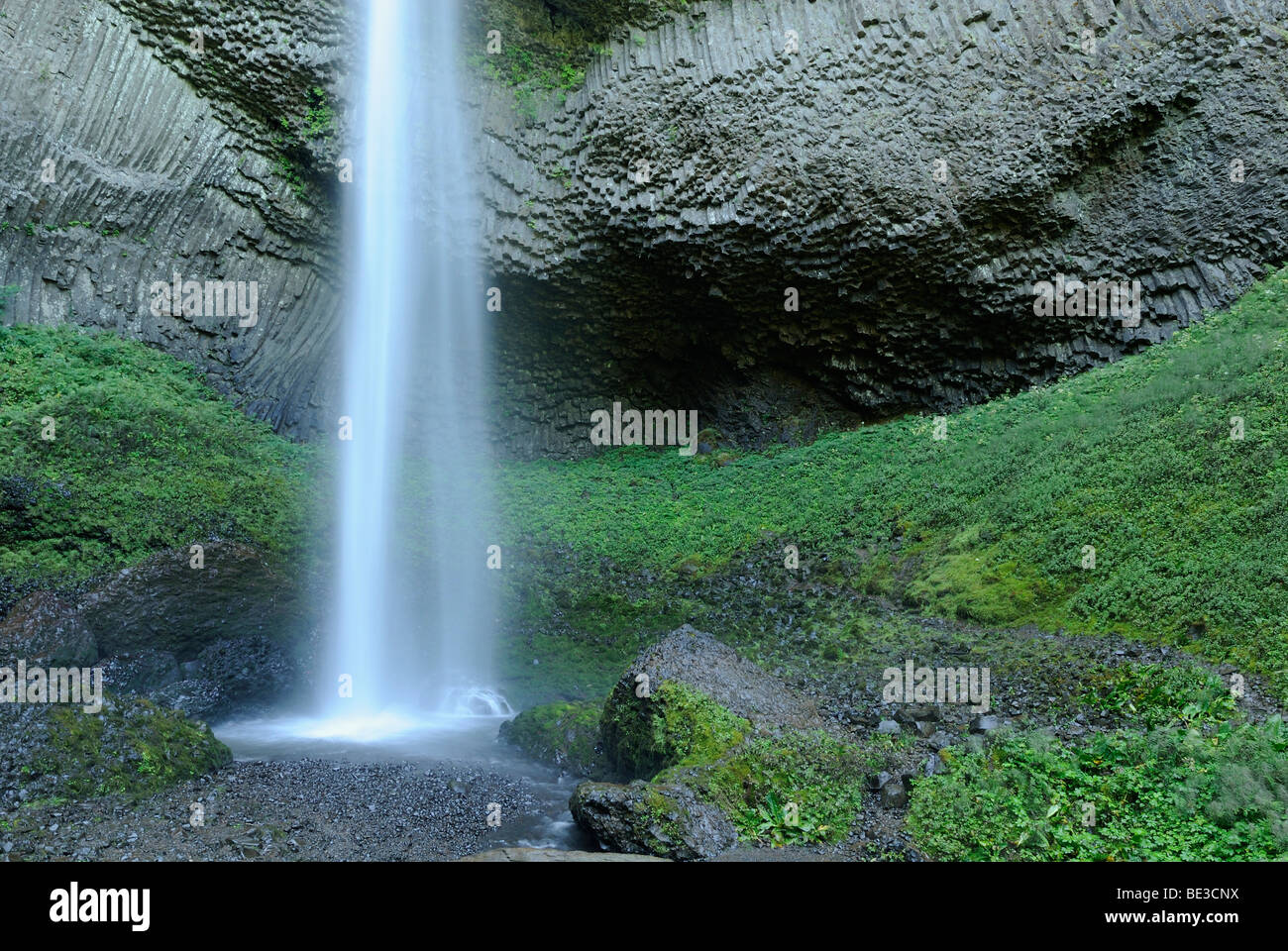 Latourell Falls, Columbia River Gorge, Cascade Range, Oregon, USA Stock ...