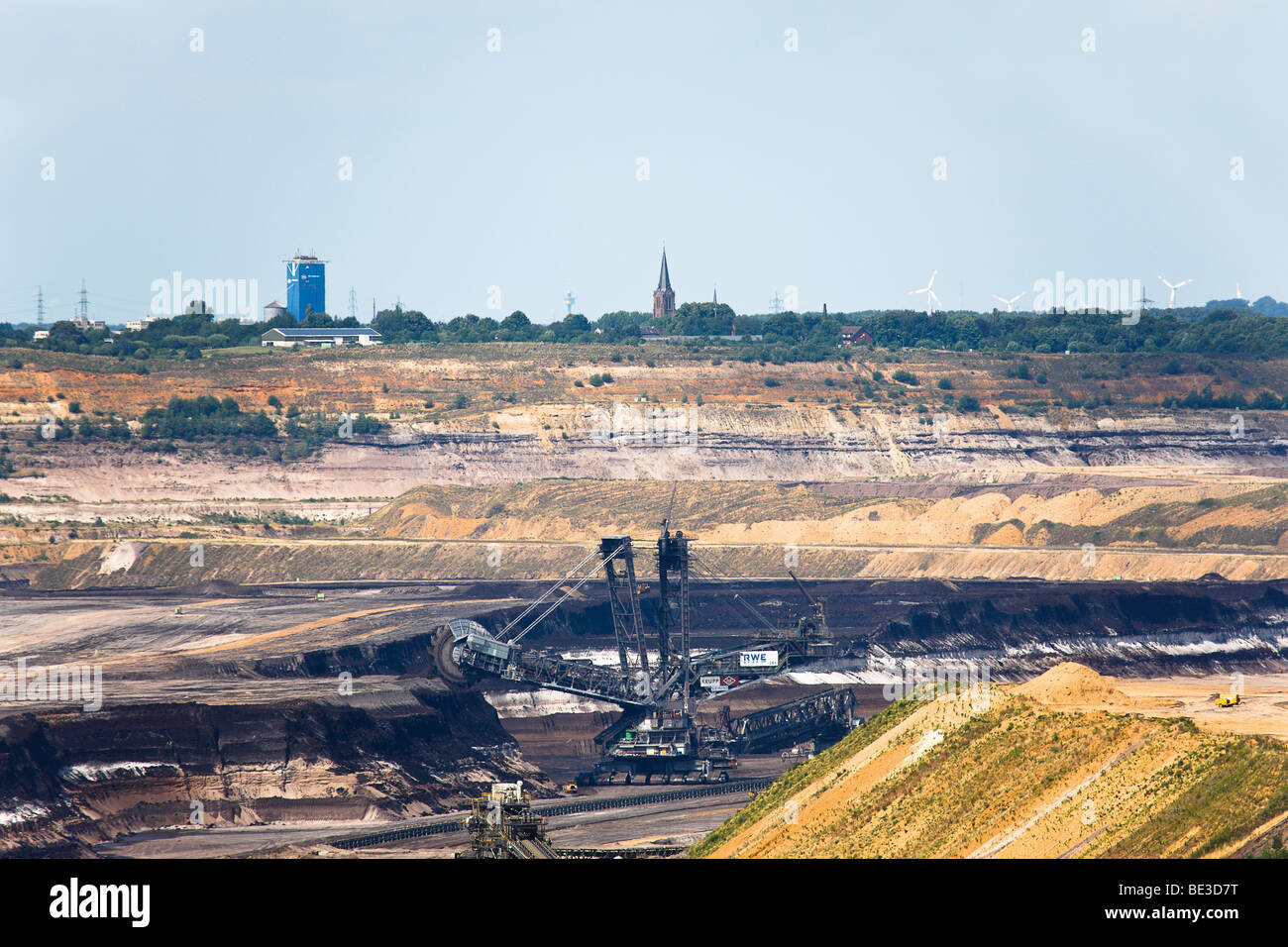 Garzweiler 2, brown coal surface mining, North Rhine-Westphalia ...
