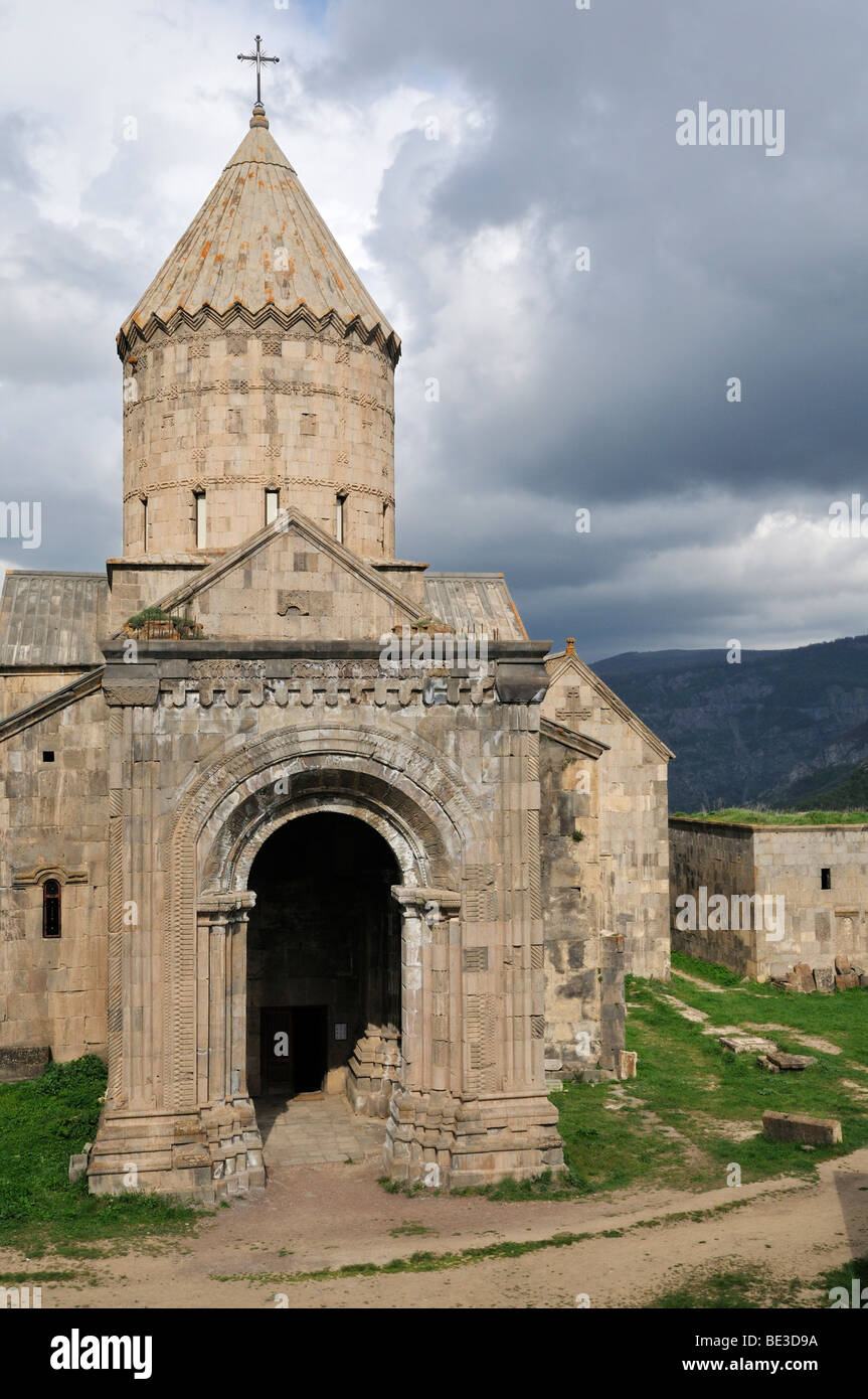 Historic Armenian Orthodox church at Tatev Monastery near Goris ...