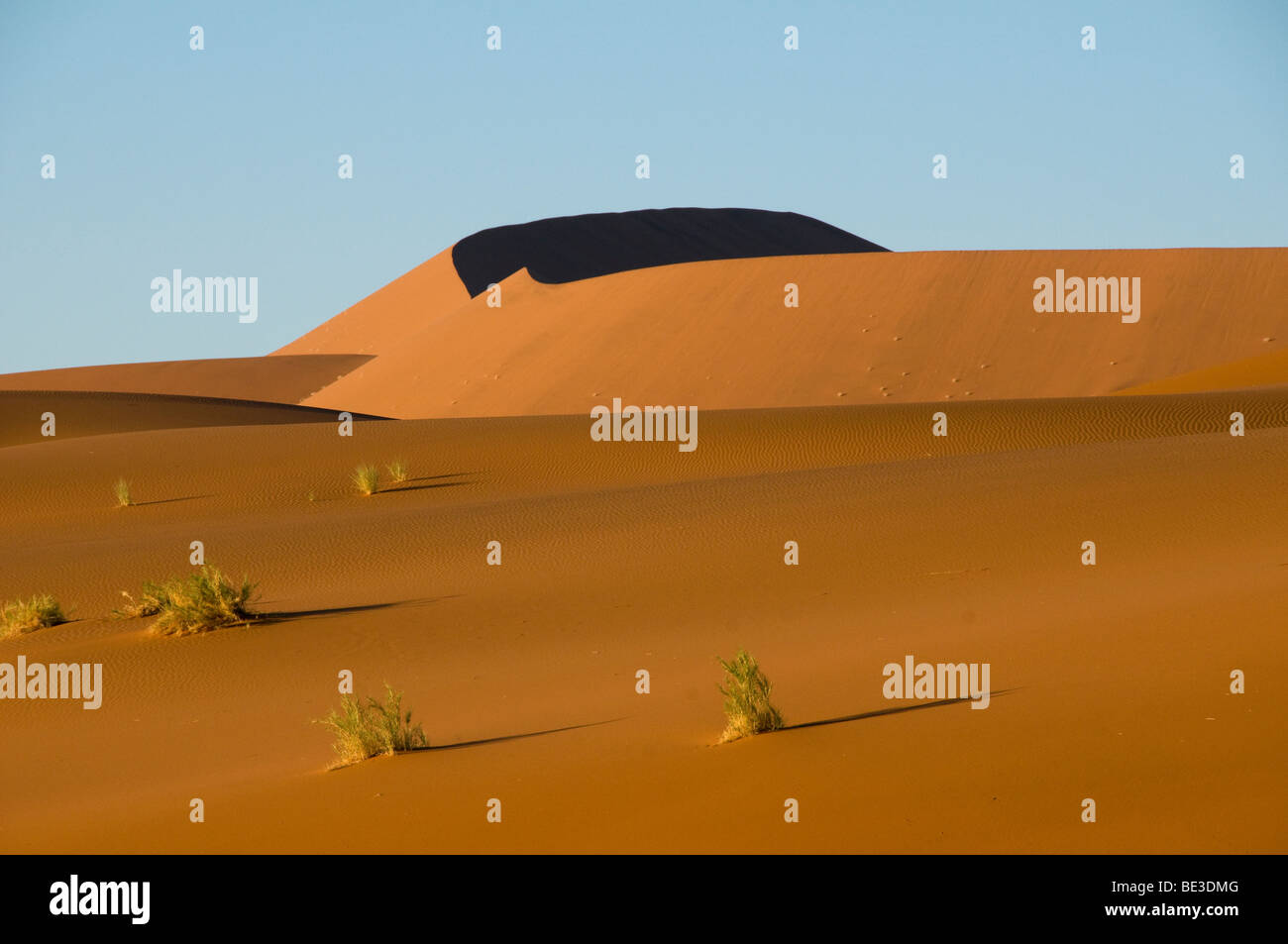 the beautiful sand dune landscape of Sossusvlei National Park in Nambia ...