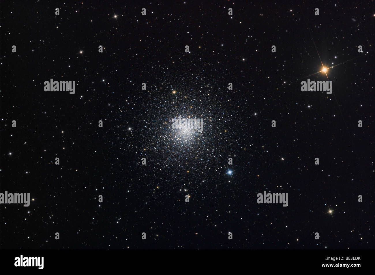 Messier 3, a globular cluster in the constellation Canes Venatici Stock ...