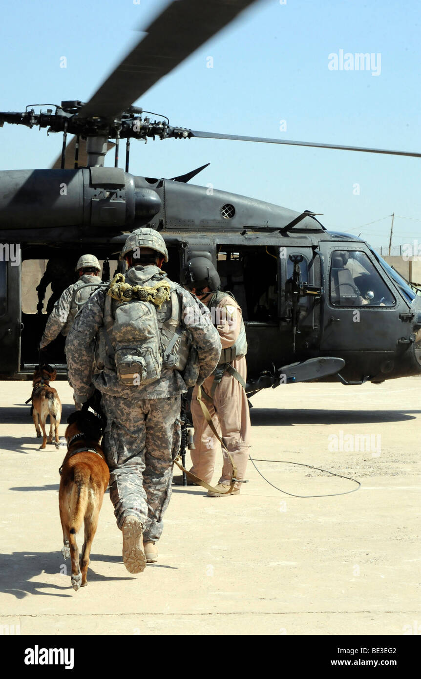 Military working dog handlers hi-res stock photography and images - Alamy