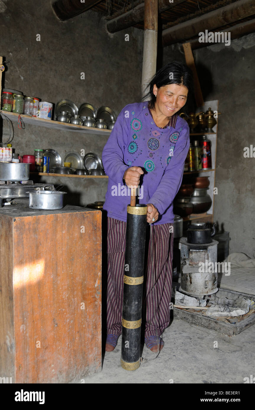Churning butter hi-res stock photography and images - Alamy