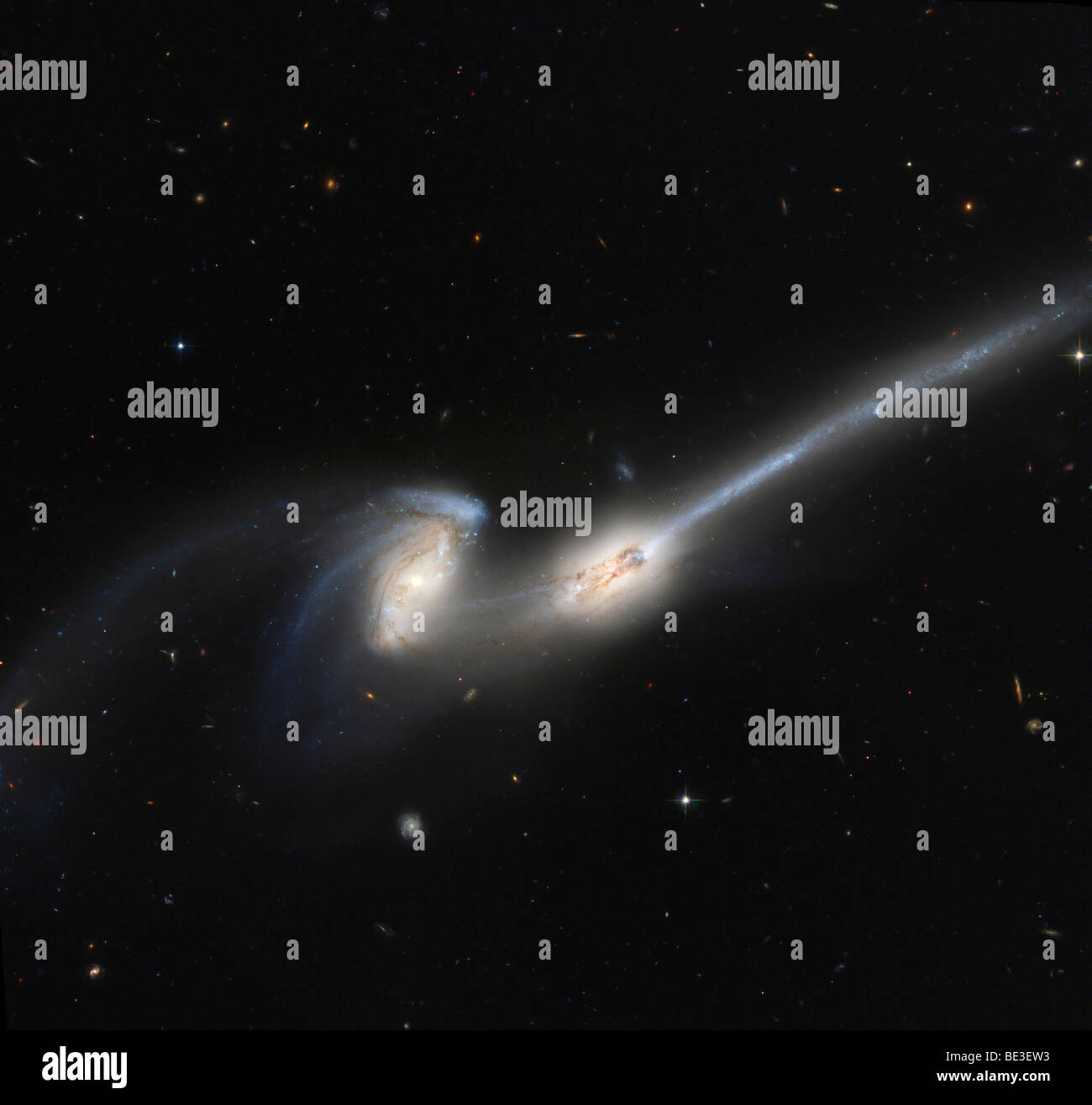 Colliding galaxies hi-res stock photography and images - Alamy