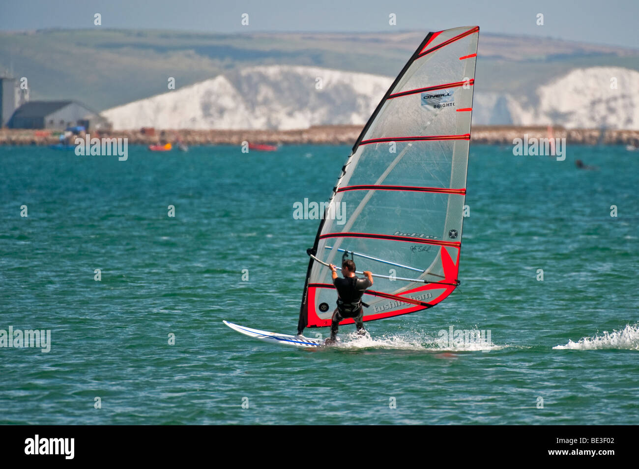 Windsurfing windsurfer windsurfers hi-res stock photography and images ...