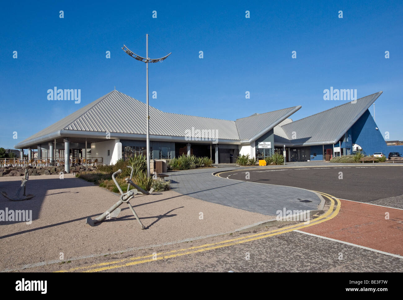 New building in Arbroath Harbour Scotland with restaurant Harbour ...
