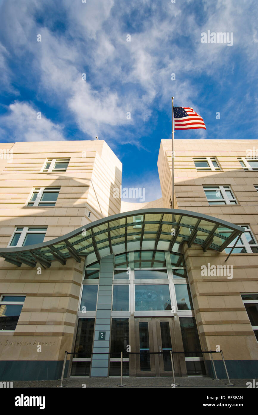 The American Embassy in Berlin, Germany, Europe Stock Photo - Alamy