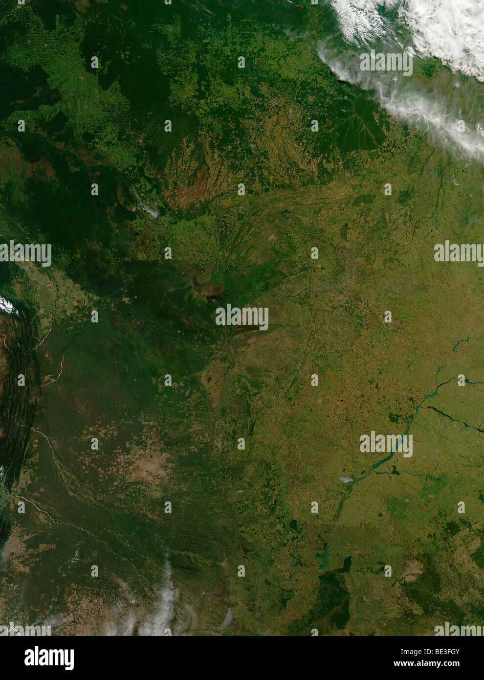 Satellite image of brazil hi-res stock photography and images - Alamy