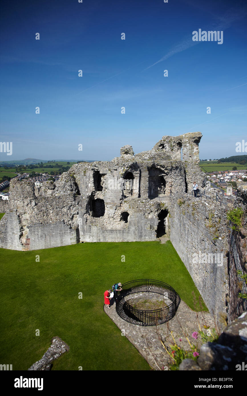 Denbigh Castle, Denbigh, Denbighshire, North Wales, UK Stock Photo - Alamy