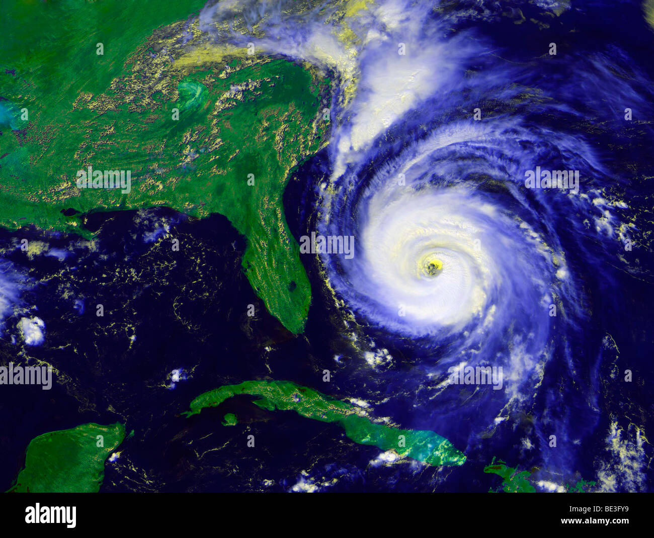 Hurricane satellite image hi-res stock photography and images - Alamy