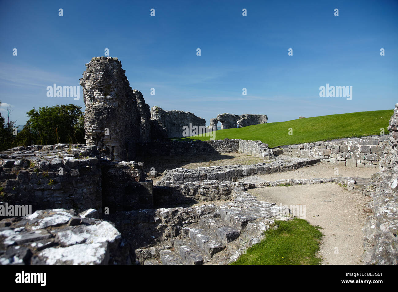 Denbigh Castle, Denbigh, Denbighshire, North Wales, UK Stock Photo - Alamy