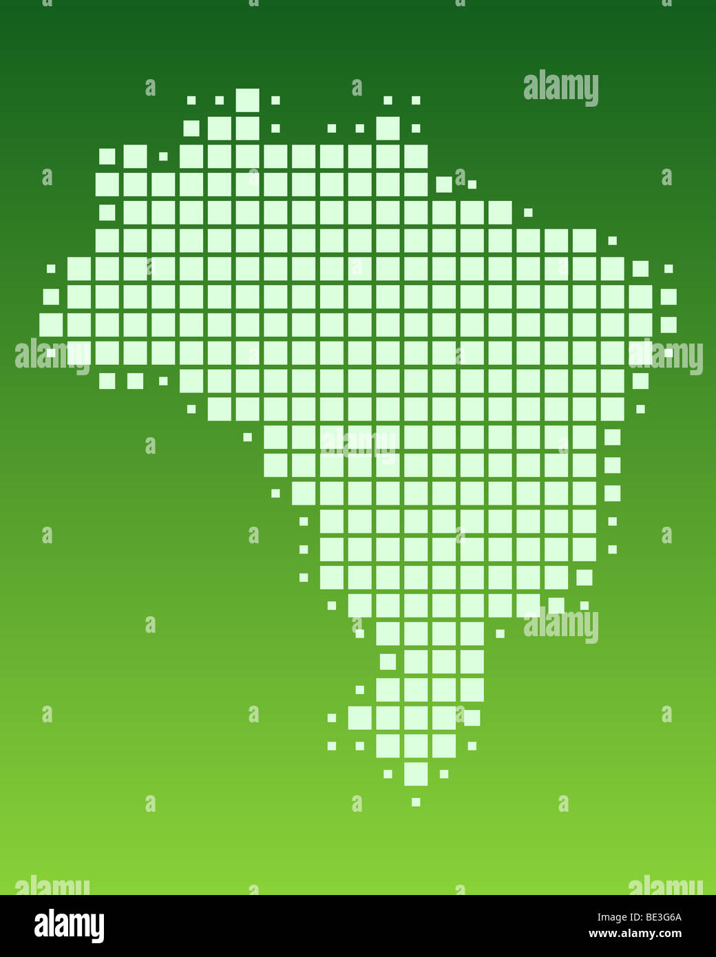 Map of Brazil Stock Photo - Alamy