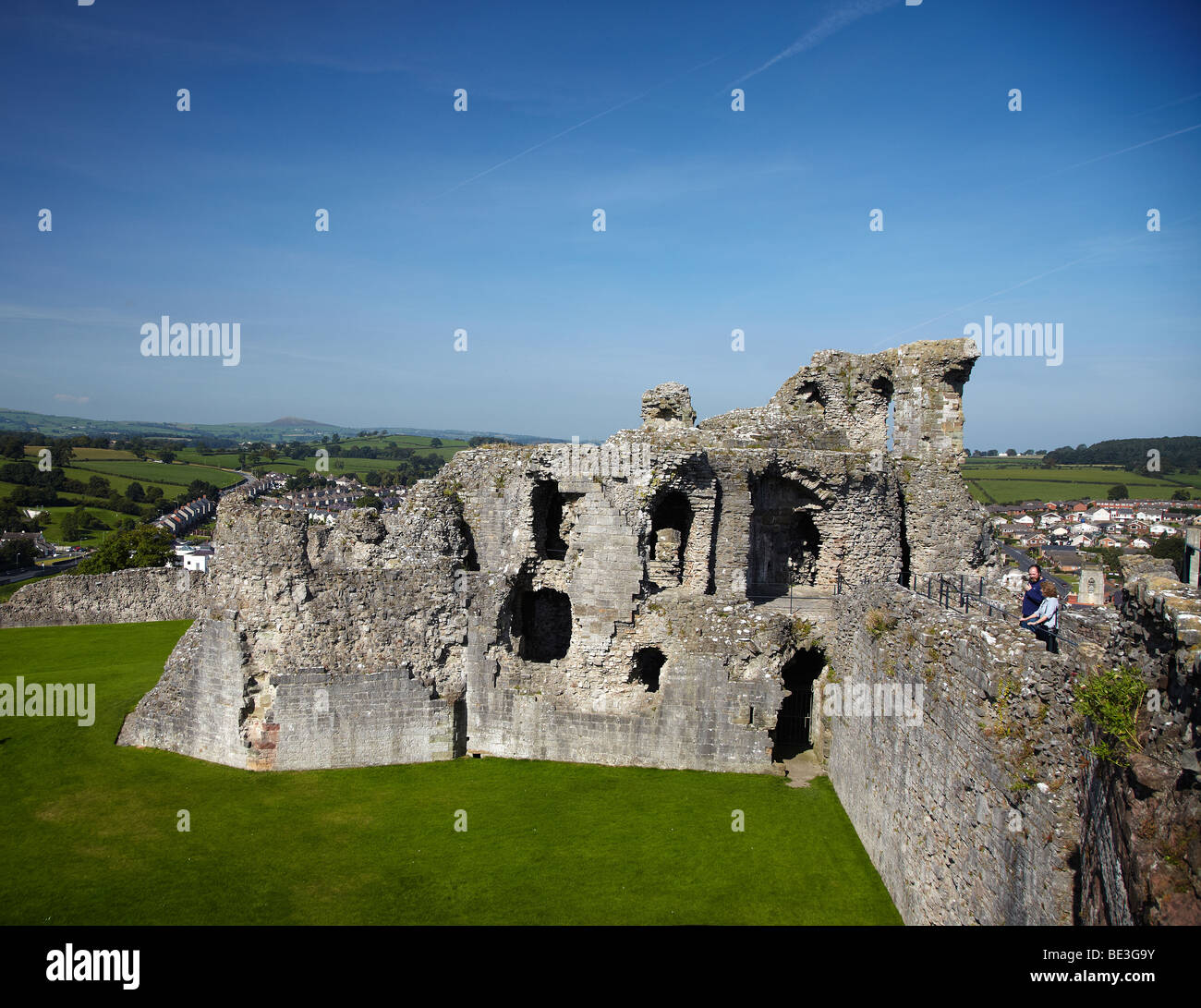 Denbigh castle denbigh denbighshire north hi-res stock photography and ...