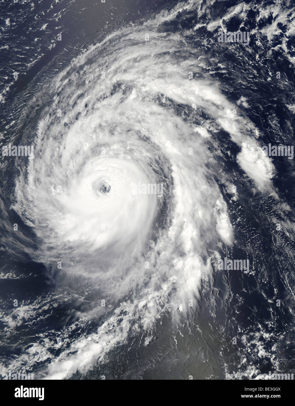 Hurricane spiraling clouds hi-res stock photography and images - Alamy