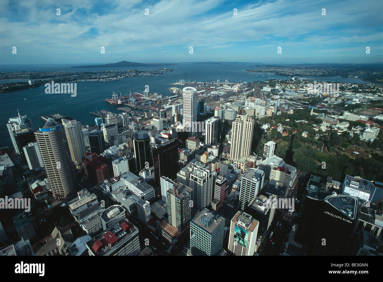 New Zealand - North Island - Auckland Centre - View of the Sky Tower ...
