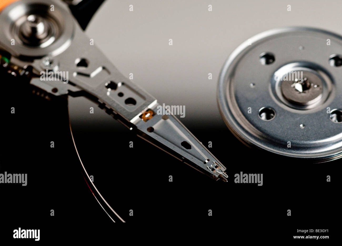 Interior view of a 3.5 hard drive Stock Photo - Alamy