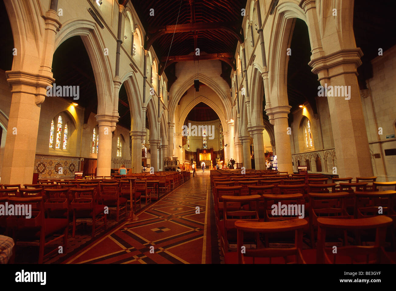 Christ church cathedral christchurch new zealand hi-res stock ...