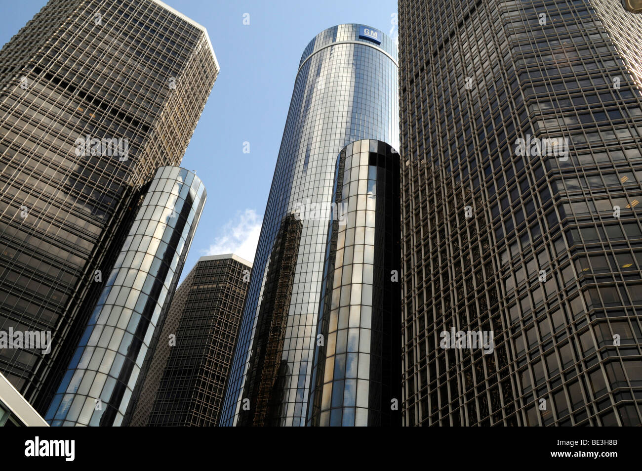 Renaissance center in Detroit, Michigan Stock Photo - Alamy