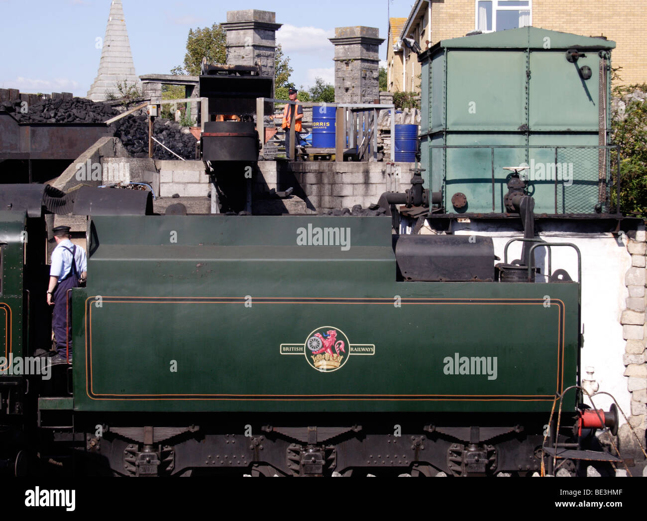 Tender of Bullied rebuilt West Country Pacific steam locomotive at ...