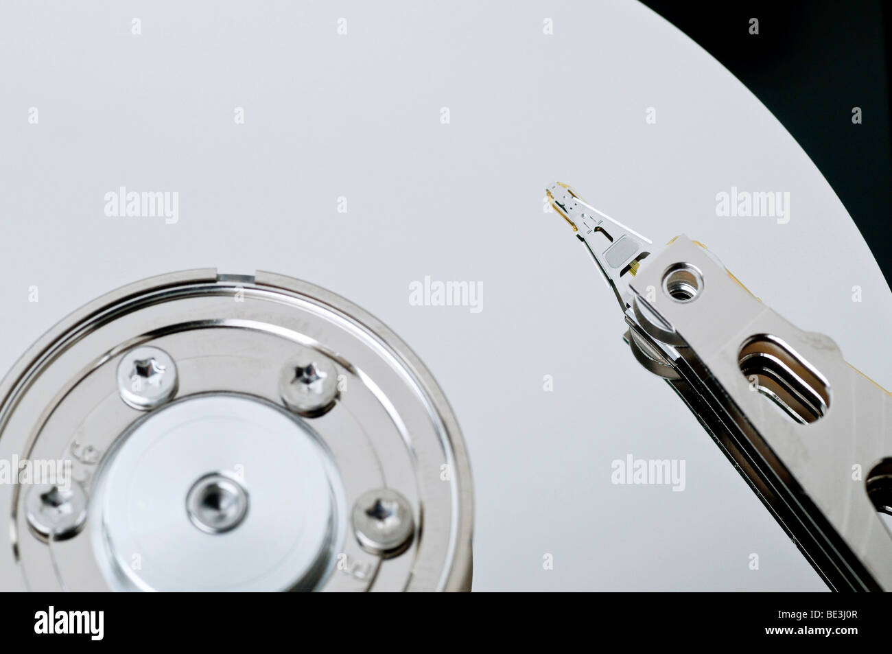 Interior view of a 3.5 inch hard drive Stock Photo - Alamy