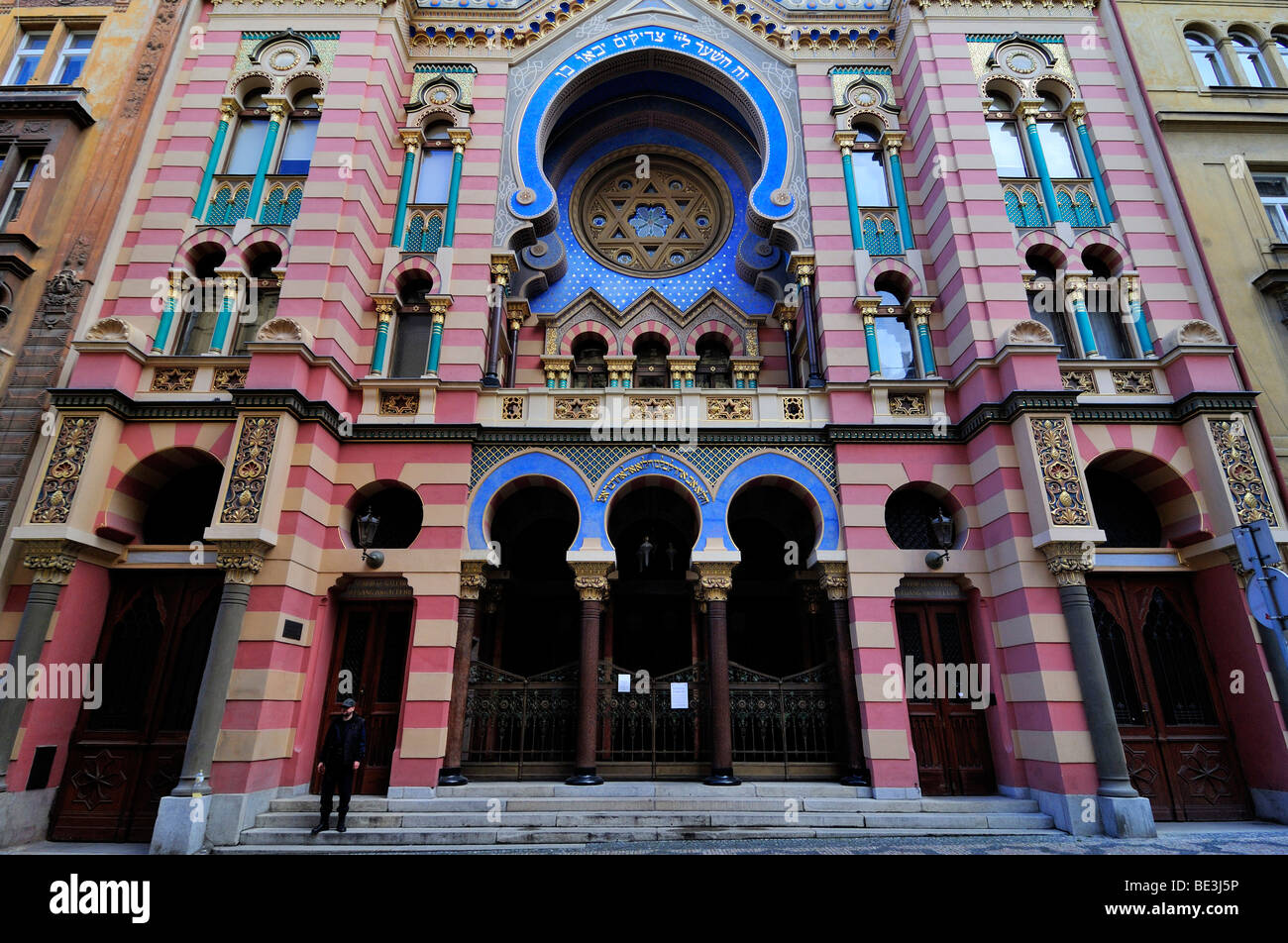 Jerusalem synagogue jubilee synagogue prague hi-res stock photography ...