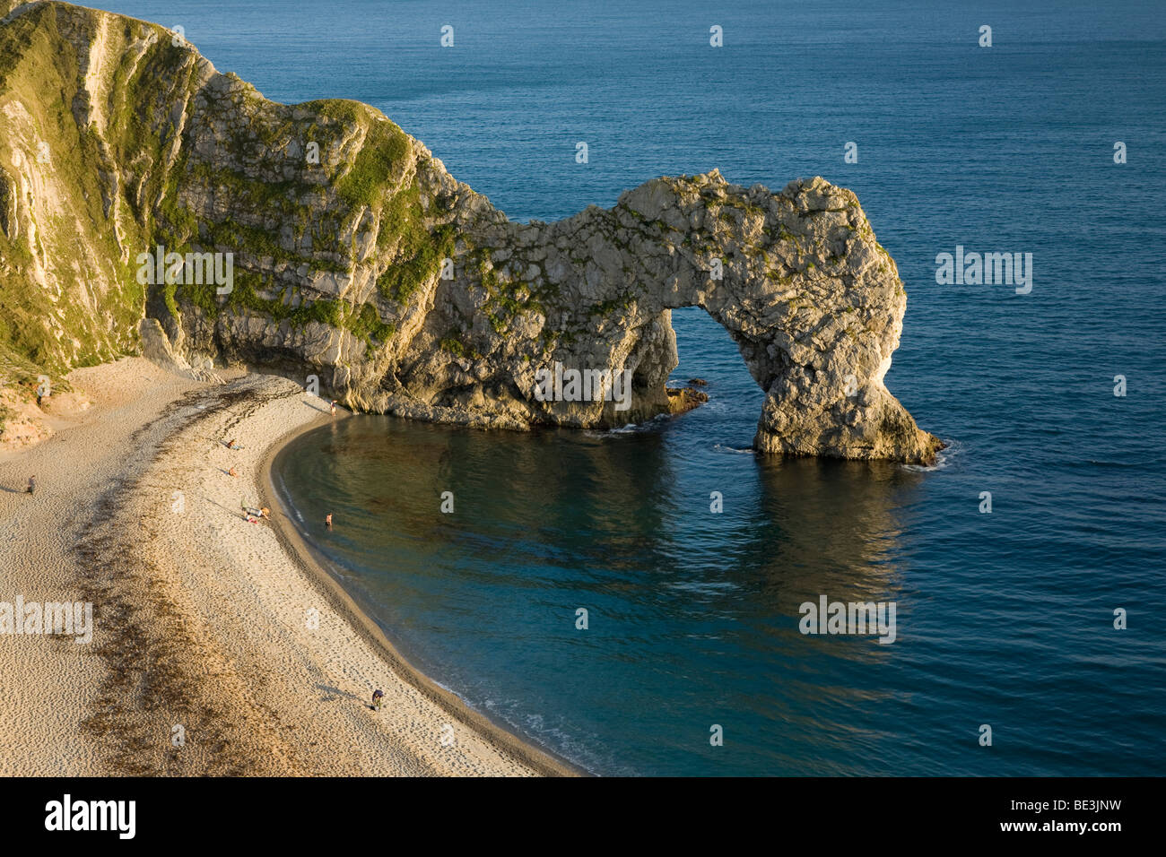 Durdle Door rock arch on the Jurassic coast of Dorset Stock Photo - Alamy