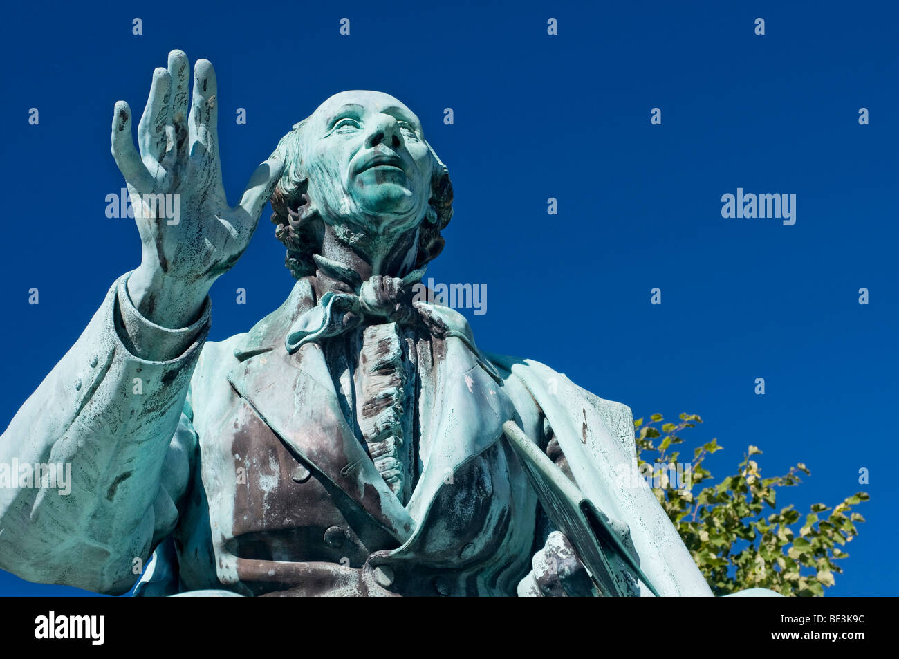 Hans Christian Andersen monument in the park of Rosenborg castle ...