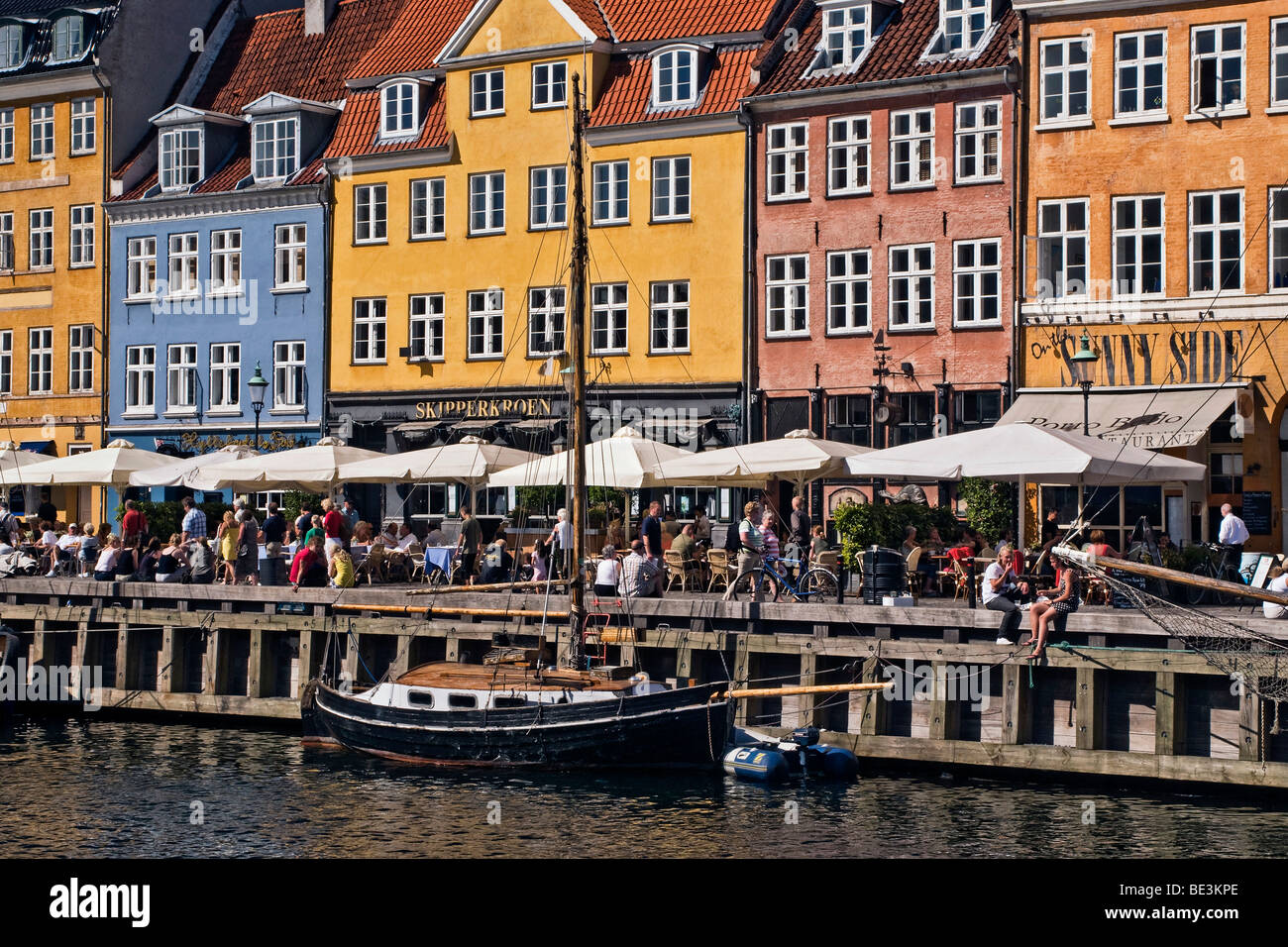 Nyhavn street, Copenhagen, Denmark, Scandinavia, Europe Stock Photo - Alamy