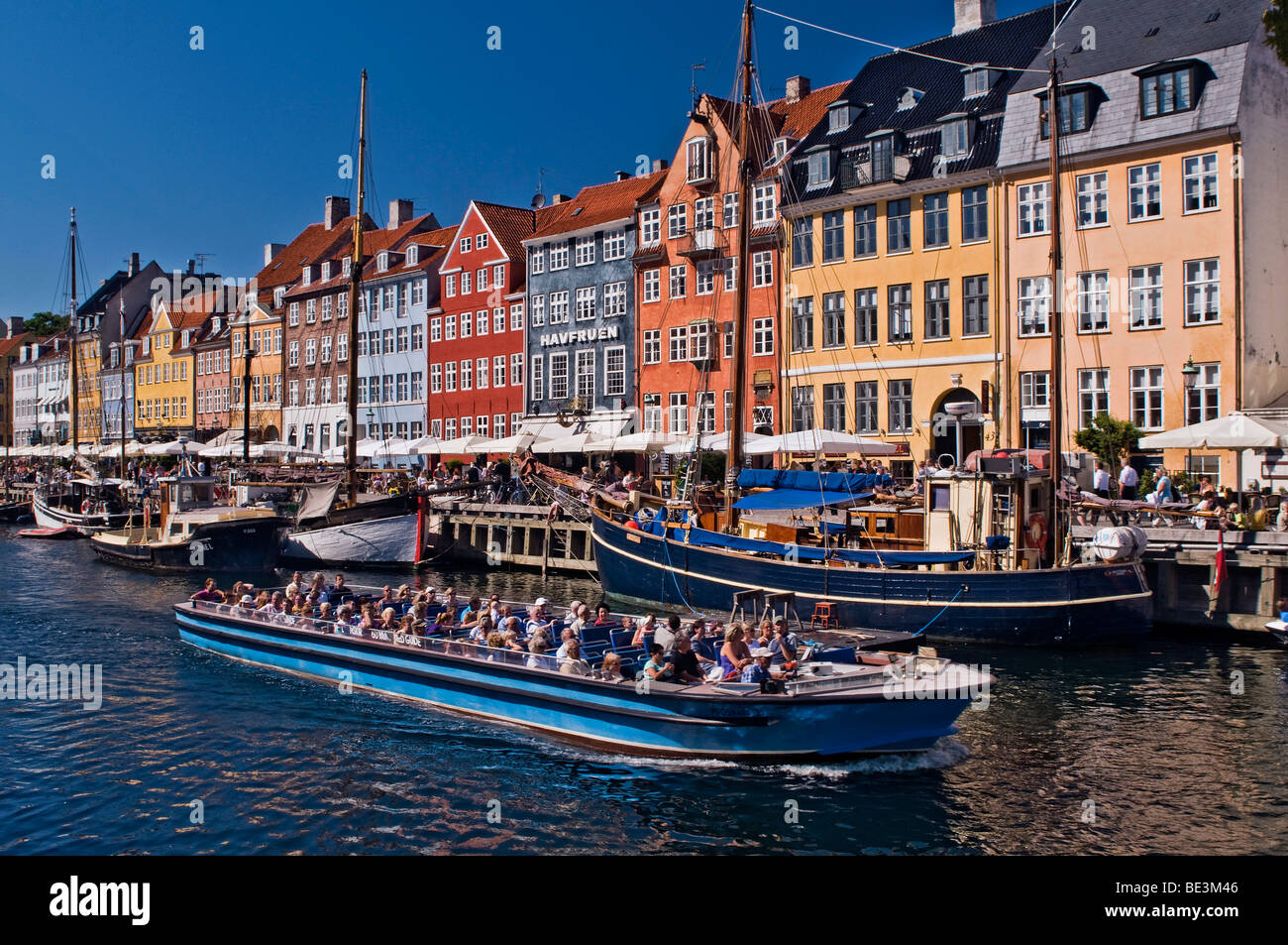 Nyhavn street, Copenhagen, Denmark, Scandinavia, Europe Stock Photo - Alamy