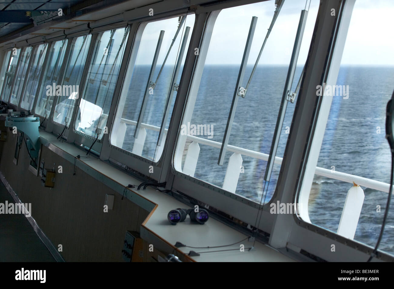 Container ship, bridge Stock Photo - Alamy