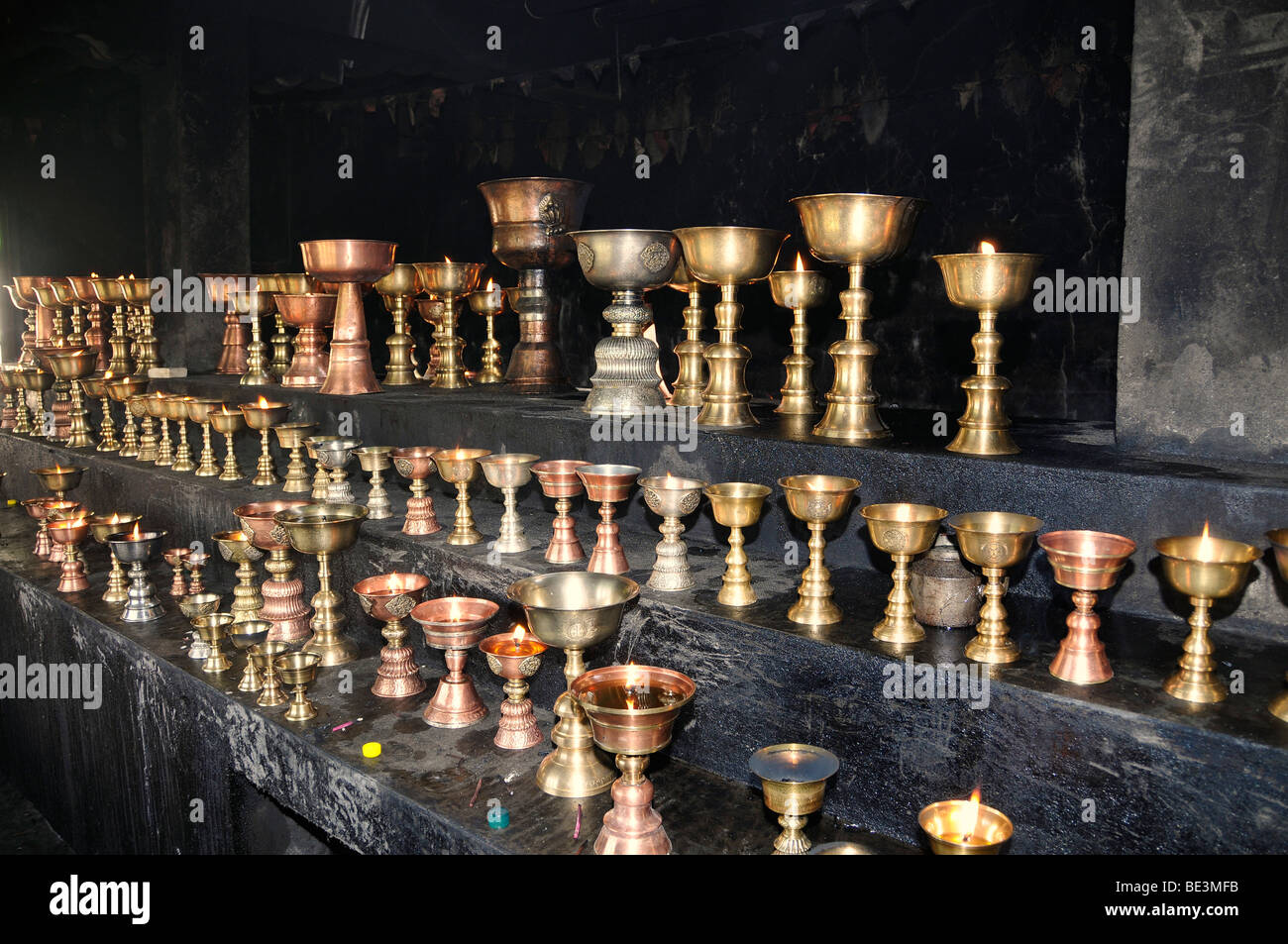 Buddhist lamps hi-res stock photography and images - Alamy