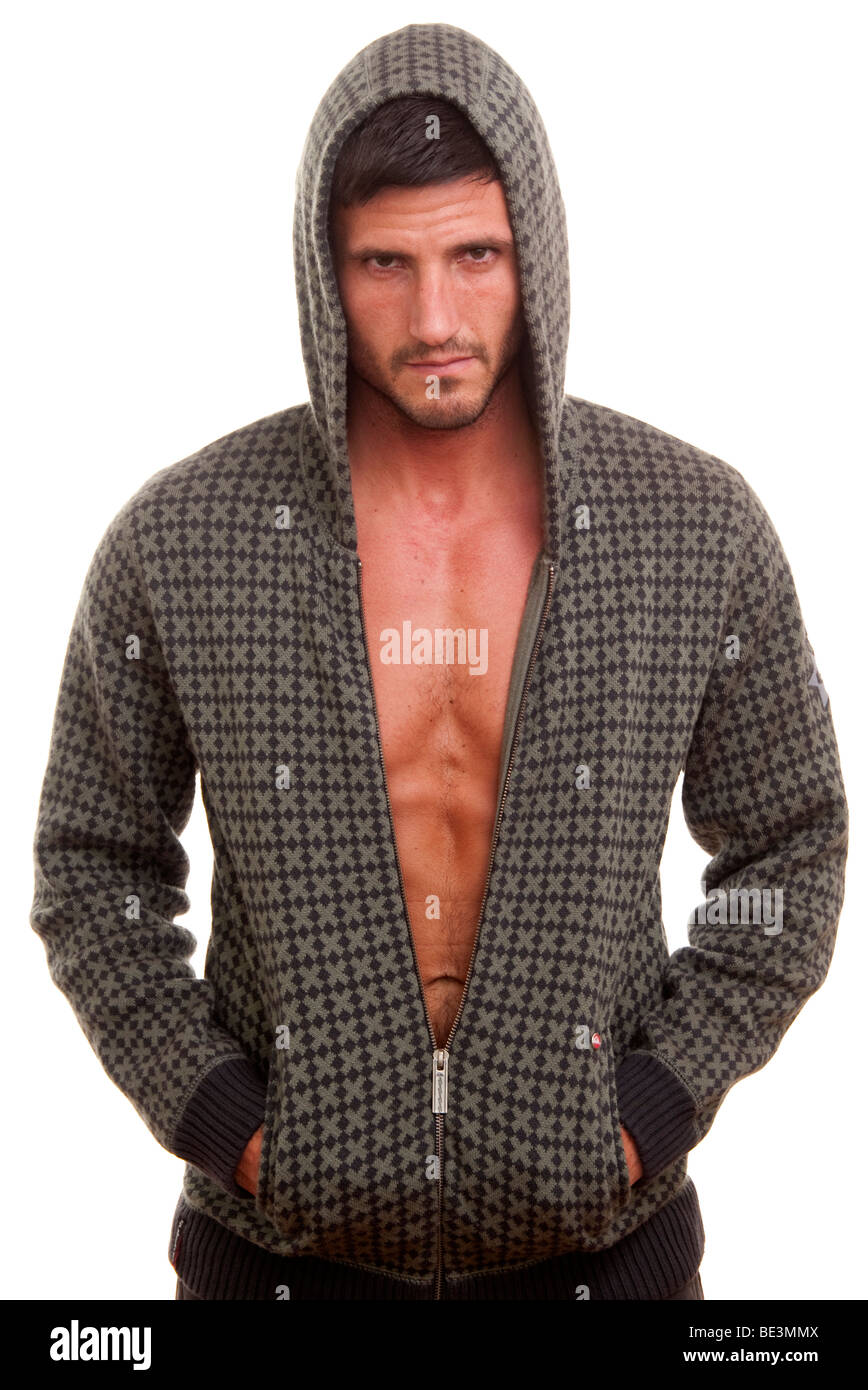 Man hiding face hoodie hi-res stock photography and images - Alamy