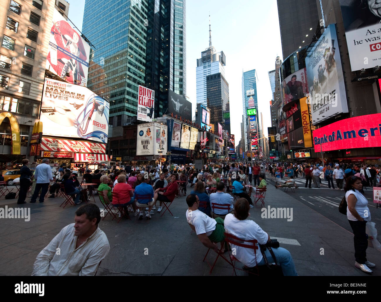 New pedestrian zone on Times Square, Midtown, Manhattan, New York City ...