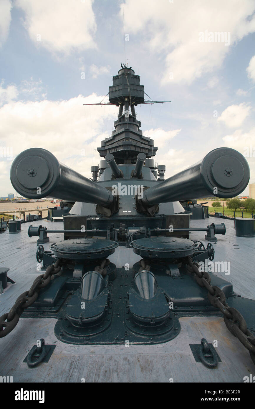 The Battleship USS Texas Stock Photo - Alamy