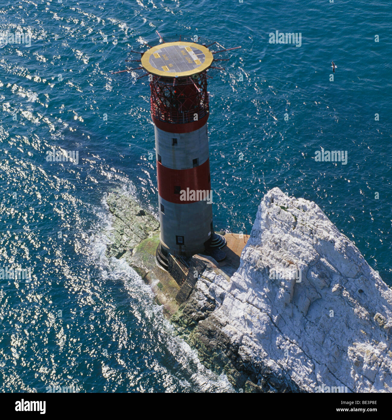 Needles lighthouse Stock Photo - Alamy