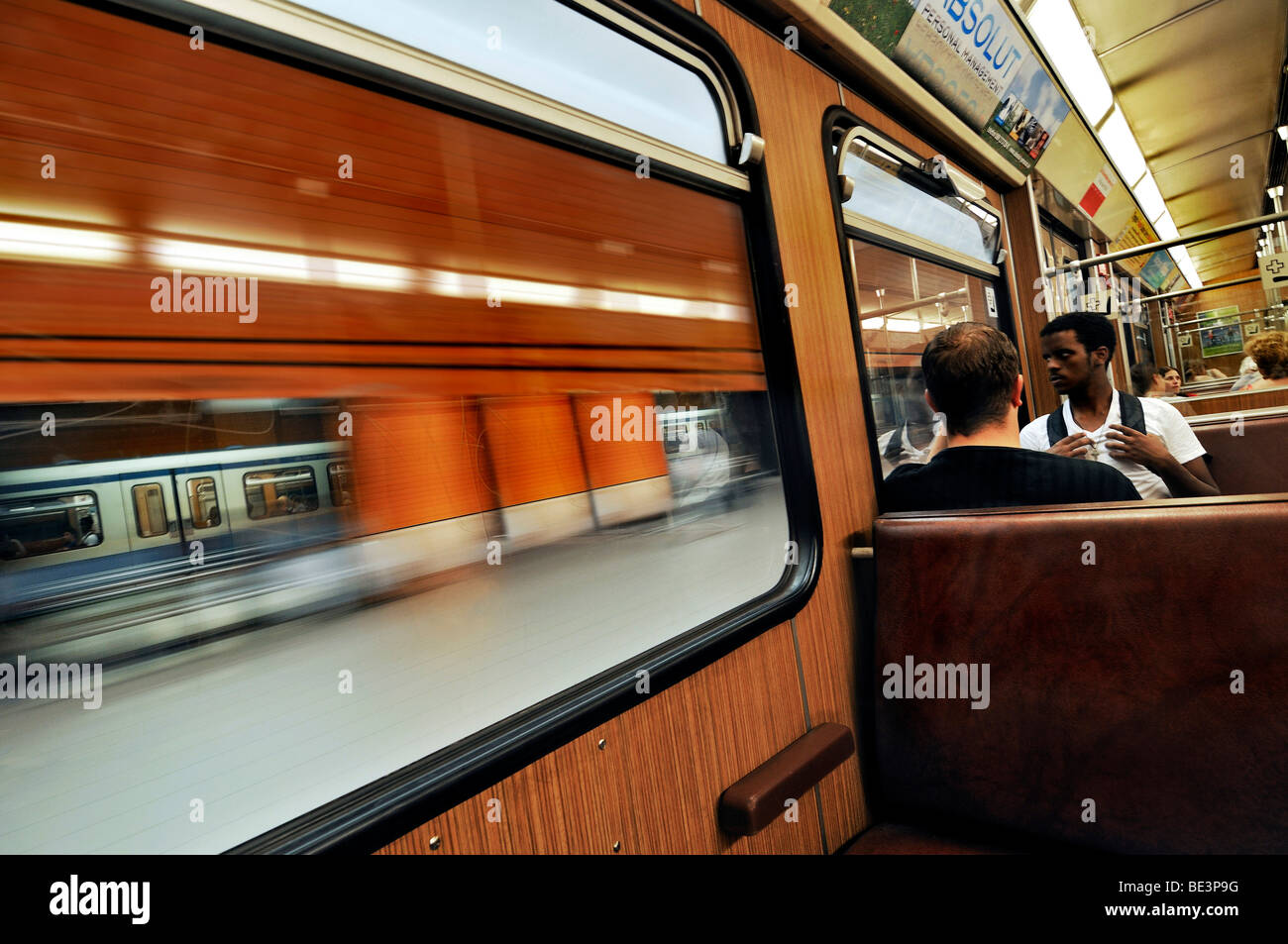 Subway train, Munich, Bavaria, Germany, Europe Stock Photo - Alamy