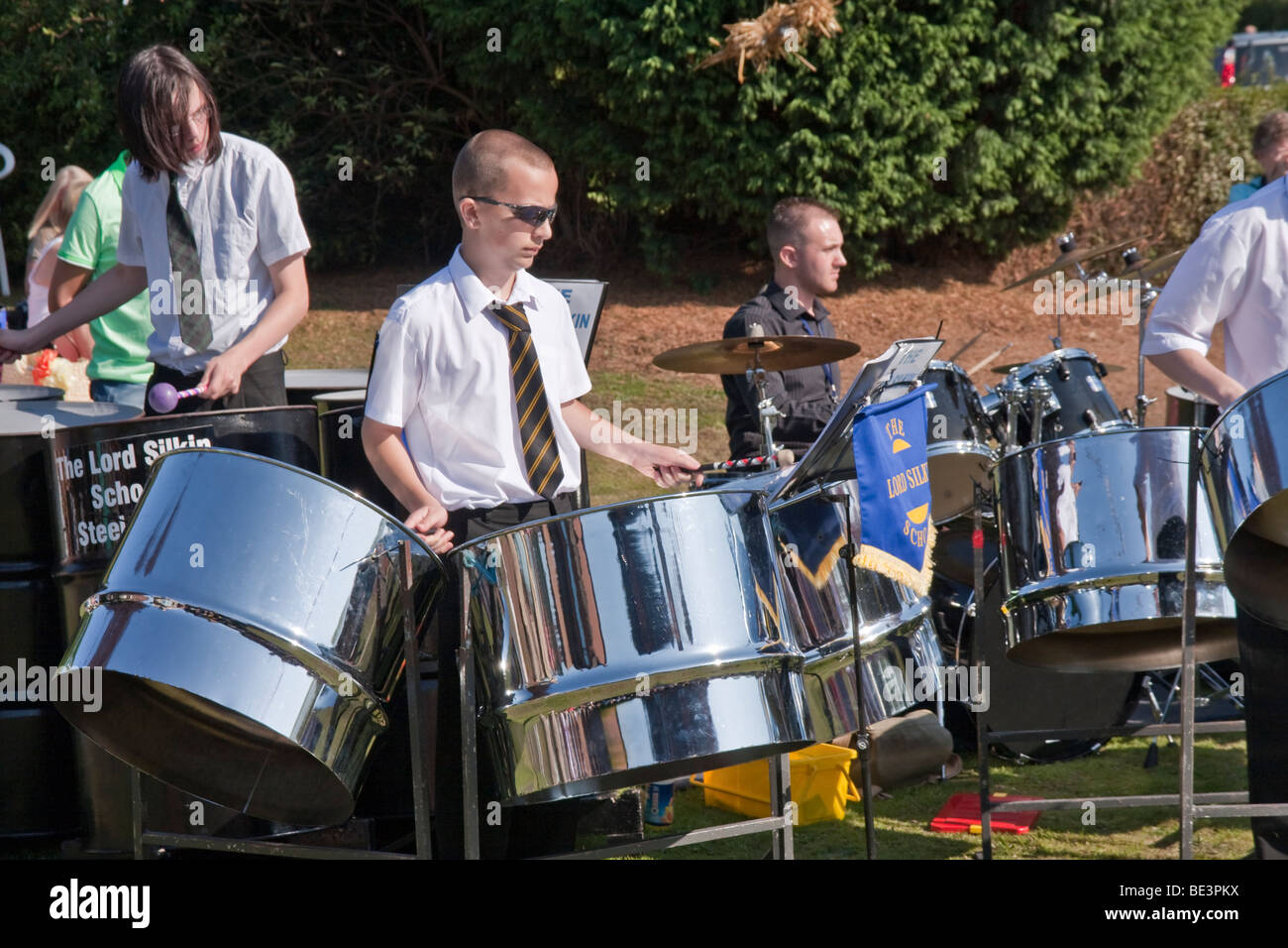 Steel band drums hi-res stock photography and images - Alamy