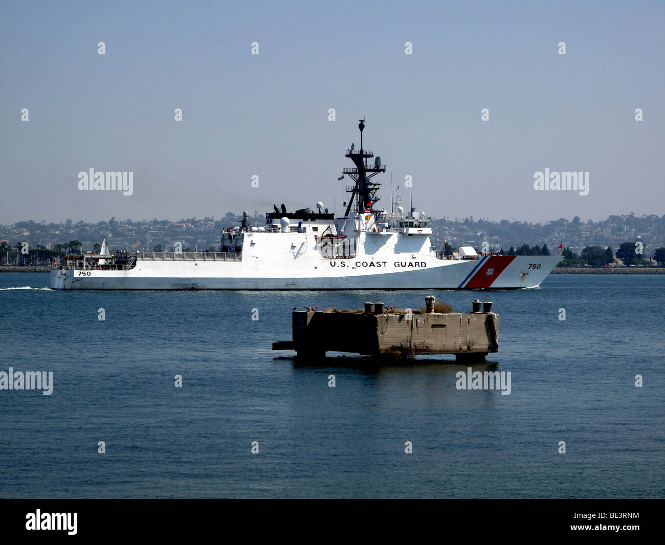 USCGC Bertholf underway in San Diego Bay, California Stock Photo - Alamy
