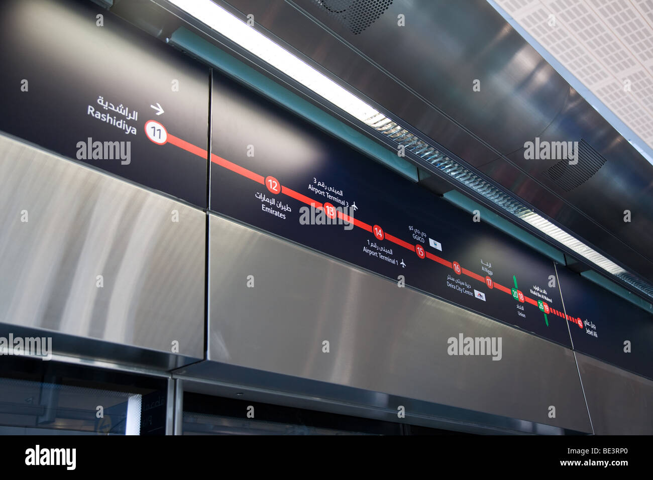 Dubai Metro Railway Line Station High Resolution Stock Photography and ...