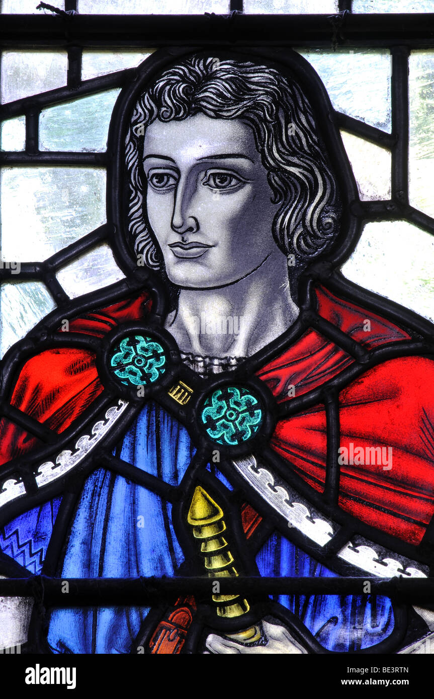 David stained glass, St. Michael and All Angels Church, Bugbrooke ...