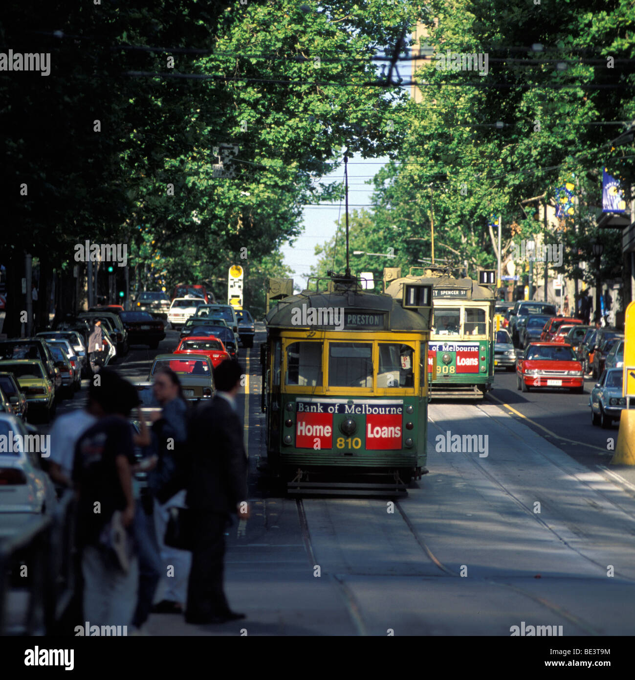 Victorian tram car australia hi-res stock photography and images - Alamy