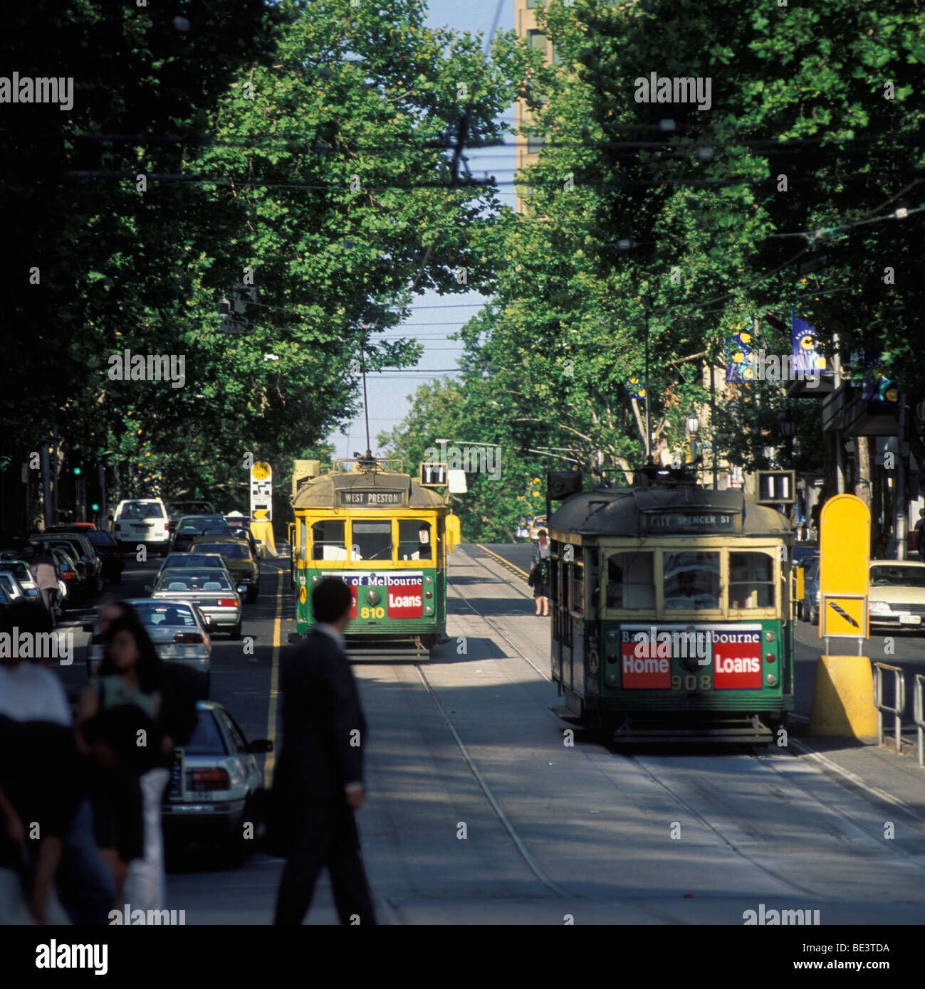 Victorian tram car australia hi-res stock photography and images - Alamy